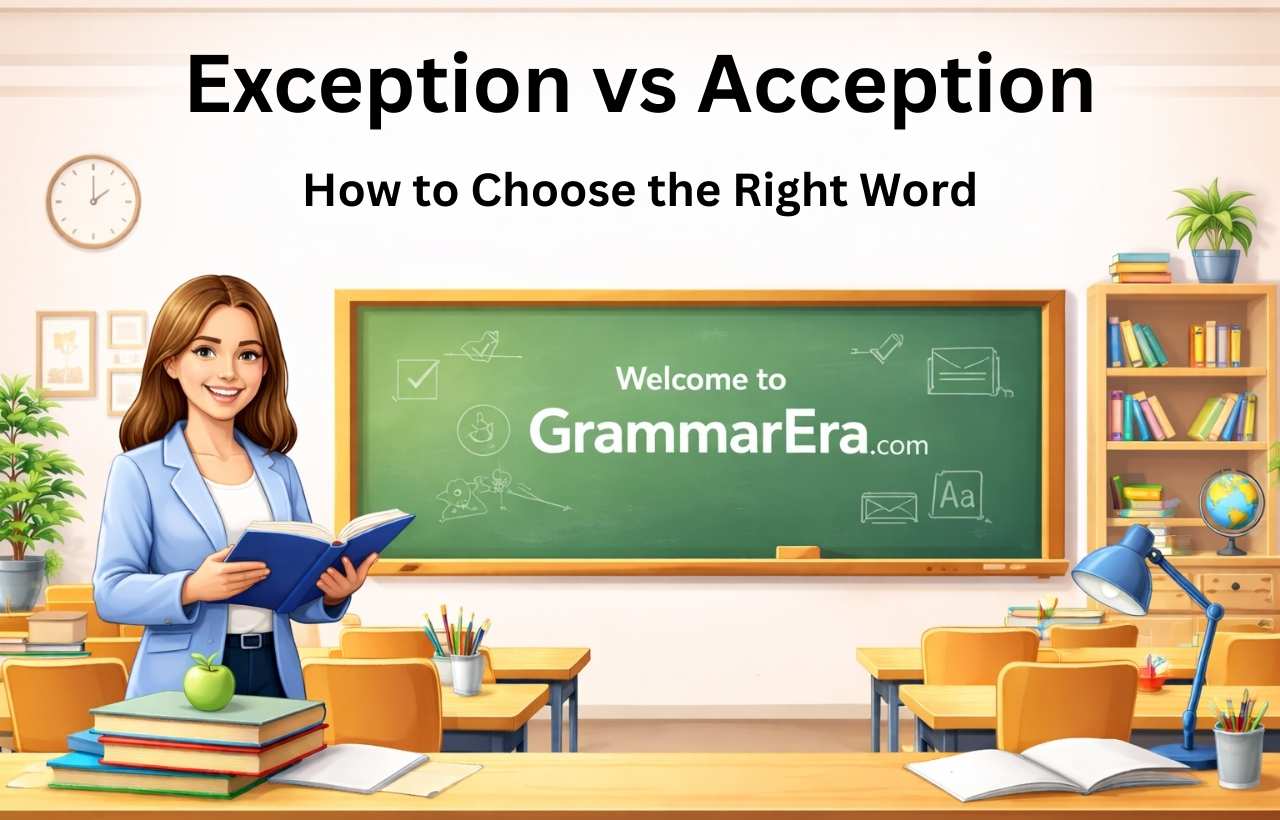 Exception vs Acception: How to Choose the Right Word - grammarera.com
