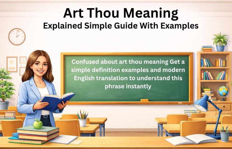 Art Thou Meaning Explained Simple Guide With Examples - grammarera.com