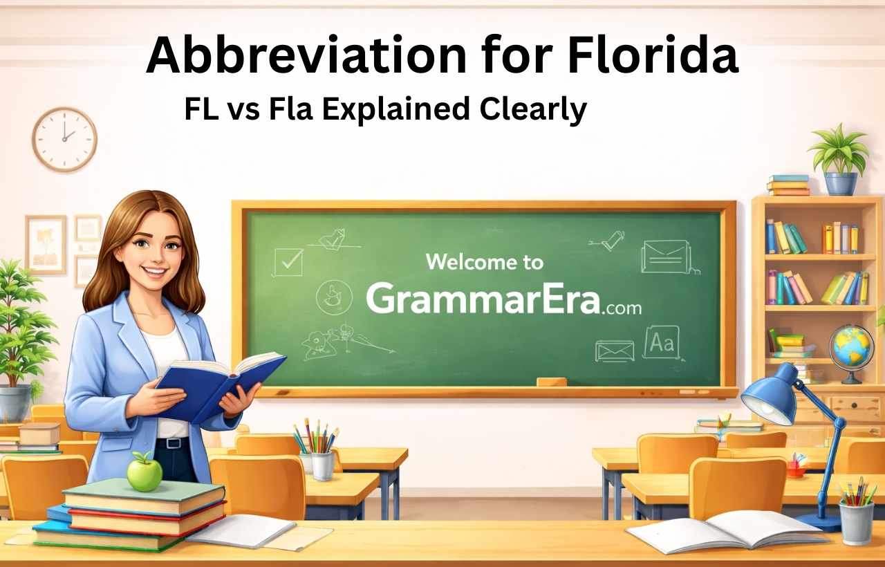 Abbreviation for Florida FL vs Fla Explained Clearly - grammarera.com