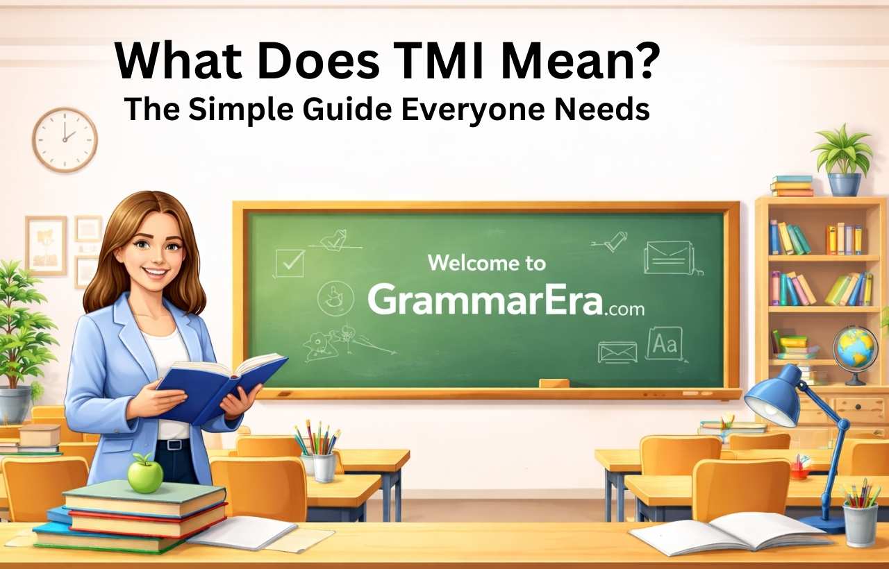 What Does TMI Mean? The Simple Guide Everyone Needs - grammarera.com