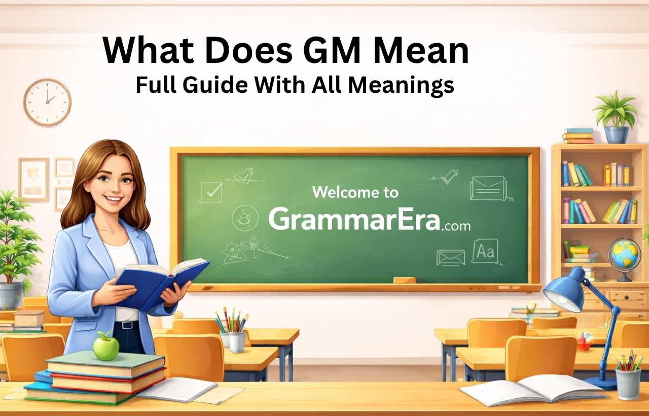 What Does GM Mean Full Guide With All Meanings - grammarera.com