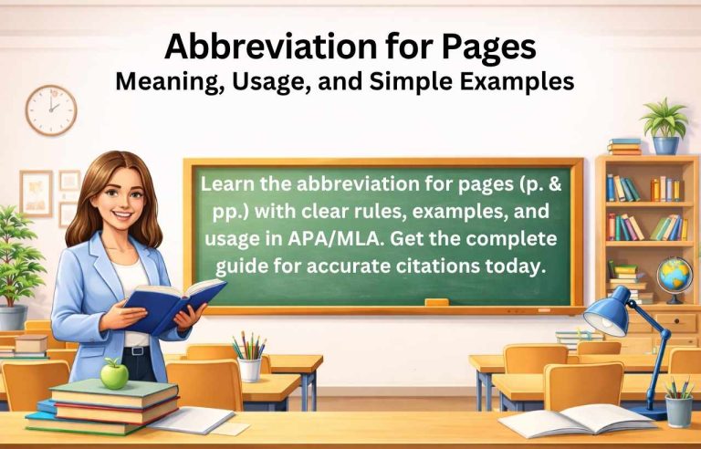 Abbreviation for Pages │ Meaning, Usage, and Simple Examples ...
