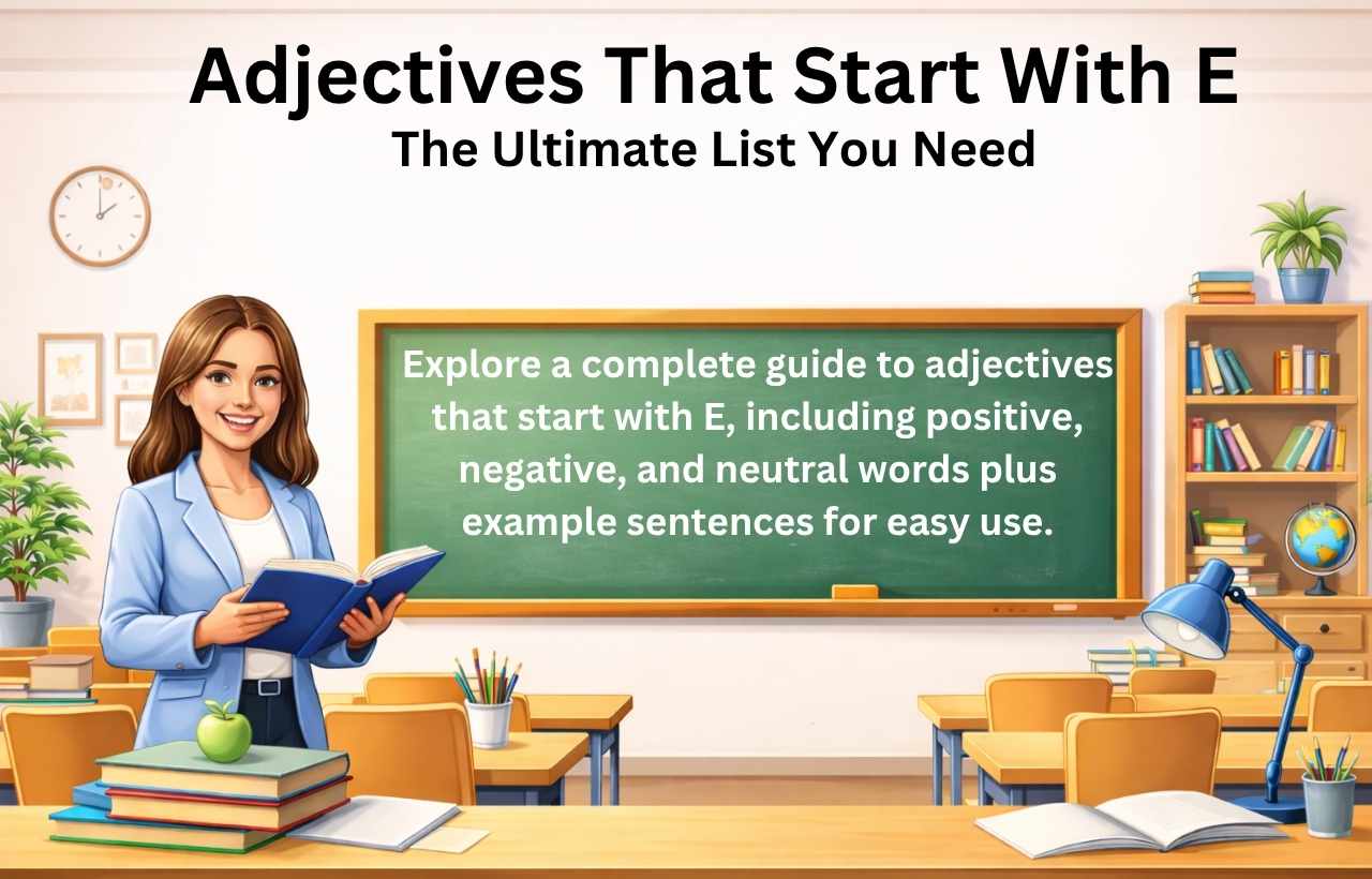 100+ Adjectives That Start With E The Ultimate List You Need ...