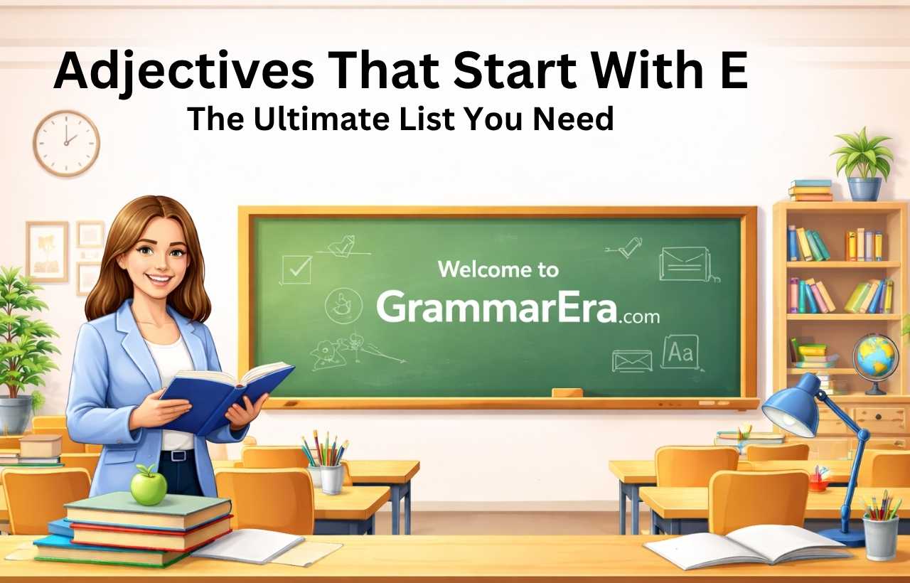 100+ Adjectives That Start With E The Ultimate List You Need ...